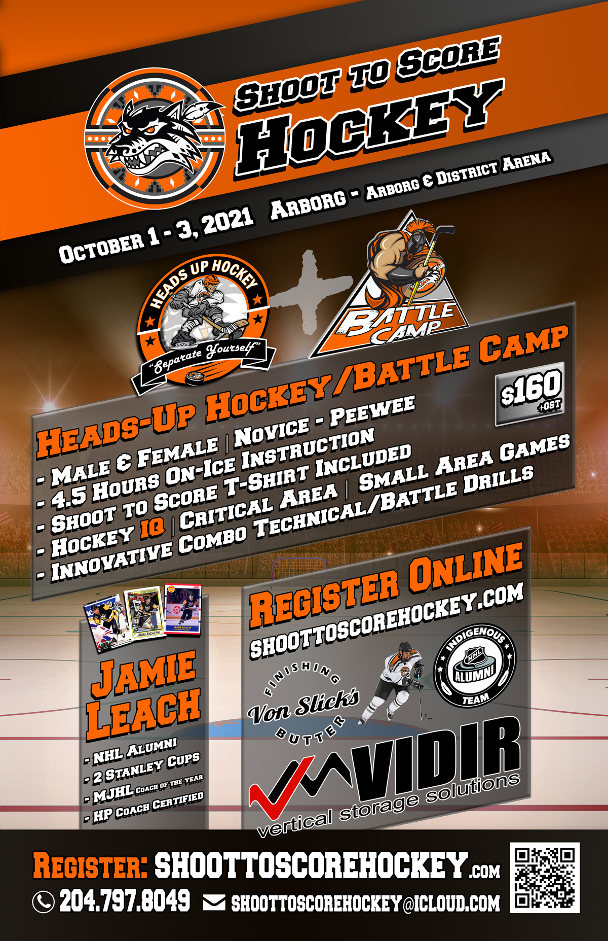 Arborg, MB - Shoot to Score Hockey